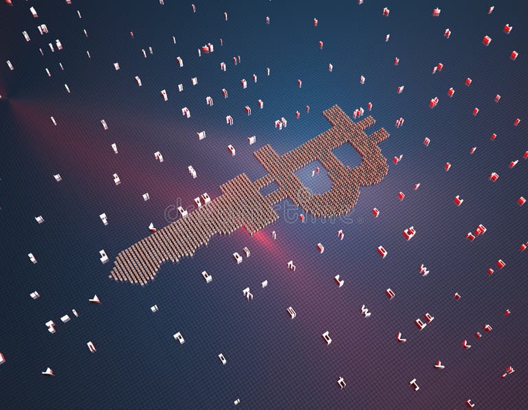 Bitcoin Composed of Binary Code, Network Data Transmission, Program Core and Key Technologies ...