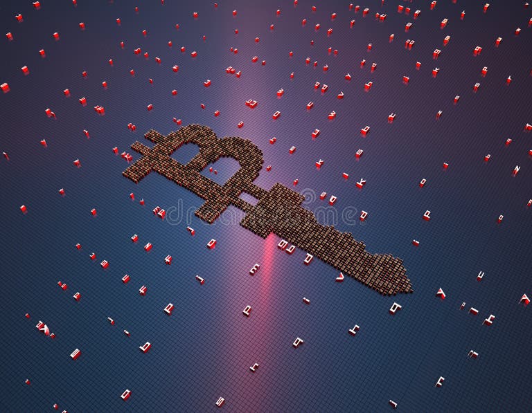 Bitcoin Composed of Binary Code, Network Data Transmission, Program Core and Key Technologies ...