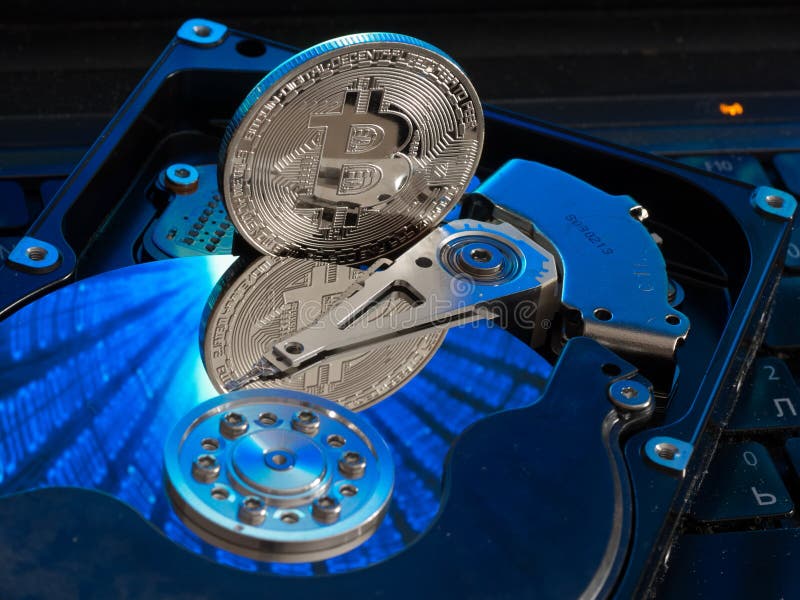 Bitcoin stock image. Image of data, electronic, mining - 113176803
