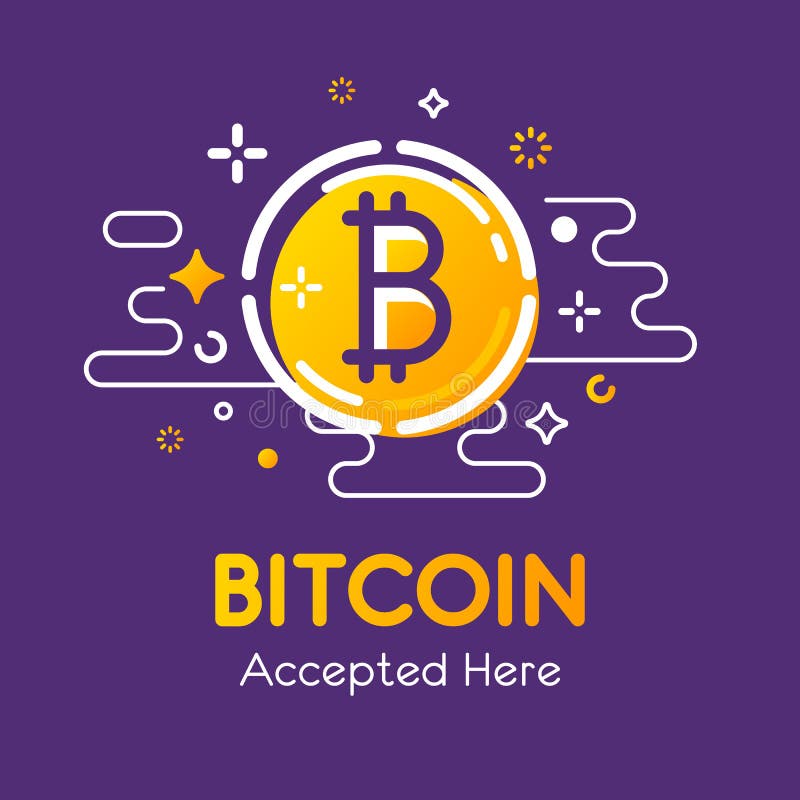 Bitcoin copy stock vector. Illustration of sign, virtual - 86087304
