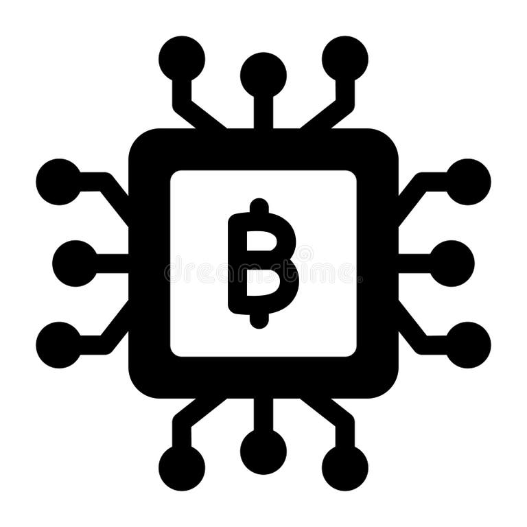Bitcoin Cpu, Cpu Mining, Fpga Mining, Cpu Fully Editable Vector Icons Stock Vector ...