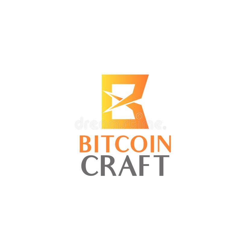 Bitcoin Craft Creative Sign Stock Vector - Illustration of money ...