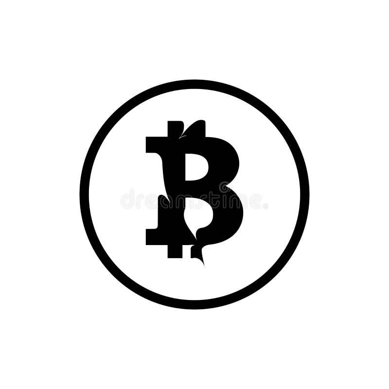 Bitcoin Crypto B Letter Logo Symbol Template Design Illustration Vector ...