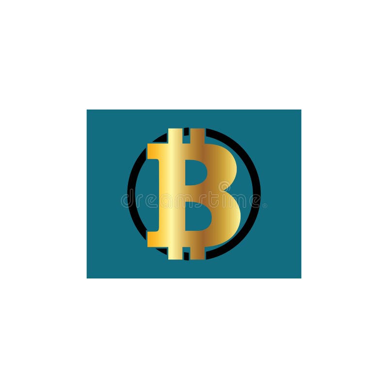 Bitcoin Crypto B Letter Logo Symbol Template Design Illustration Vector ...