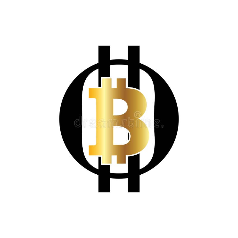 Bitcoin Crypto B Letter Logo Symbol Template Design Illustration Vector ...