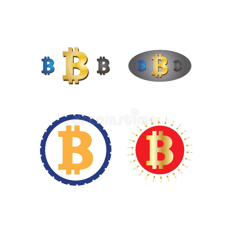 Bitcoin Crypto B Letter Logo Symbol Template Design Illustration Vector ...