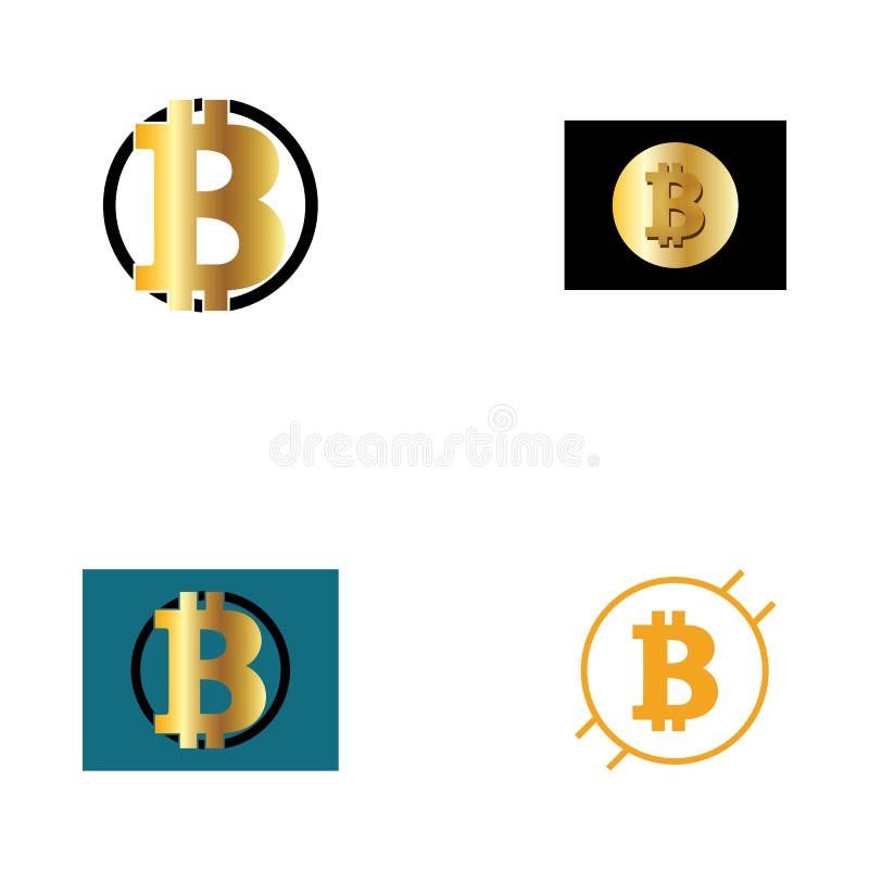 Bitcoin Crypto B Letter Logo Symbol Template Design Illustration Vector ...