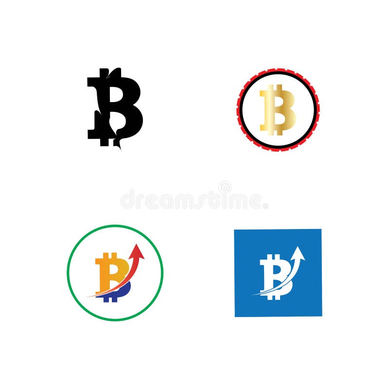 Bitcoin Crypto B Letter Logo Symbol Template Design Illustration Vector ...