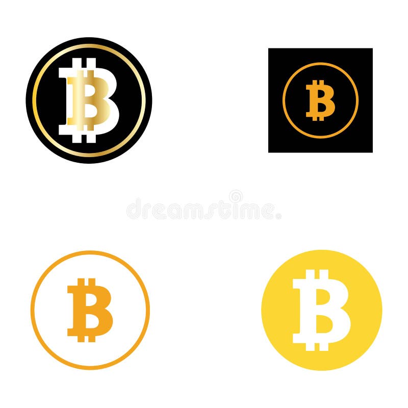 Bitcoin Crypto B Letter Logo Symbol Template Design Illustration Vector ...