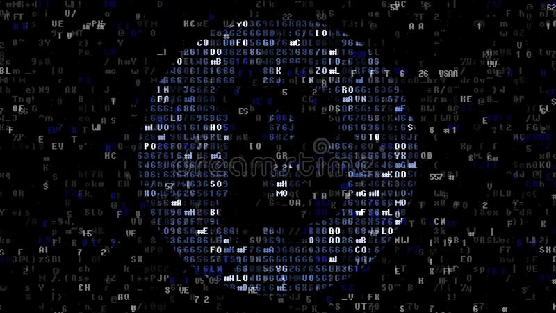 Digital Bitcoin Concept stock footage. Video of protection - 258412496