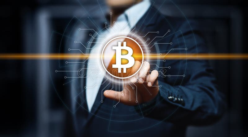 Bitcoin Cryptocurrency Digital Bit Coin BTC Currency Technology ...