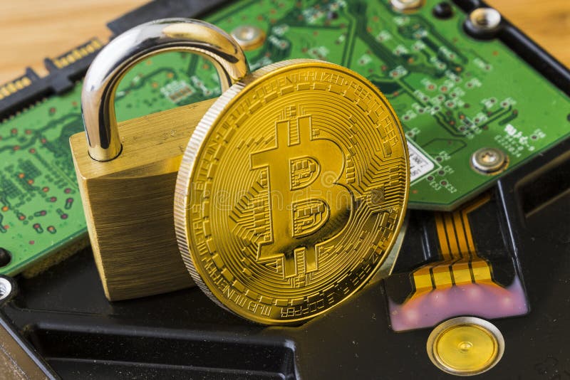 Bitcoin Cryptocurrency Digital Bit Coin BTC Currency Technology Stock ...