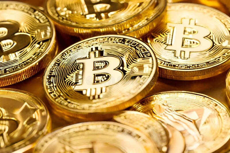 Bitcoin, Virtual Currency Created in January 2009 Stock Illustration ...