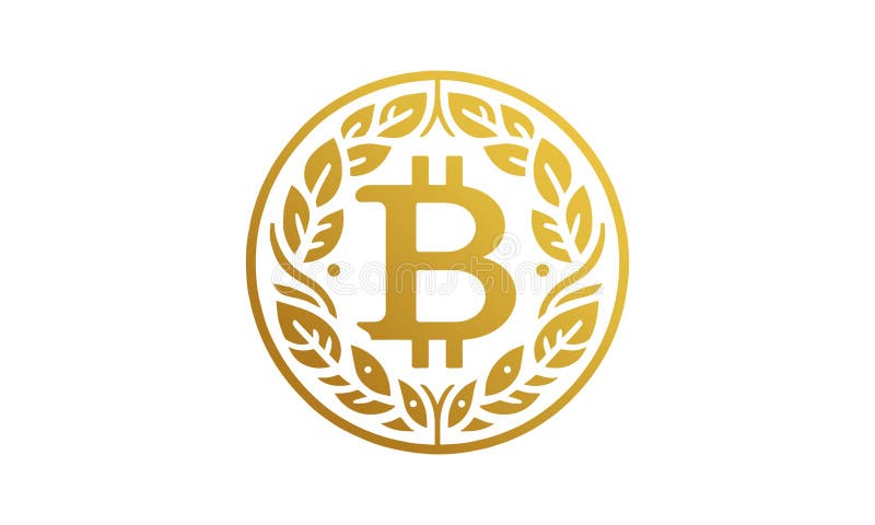 Bitcoin Cryptocurrency Logo As the Digital Currency of the Future ...