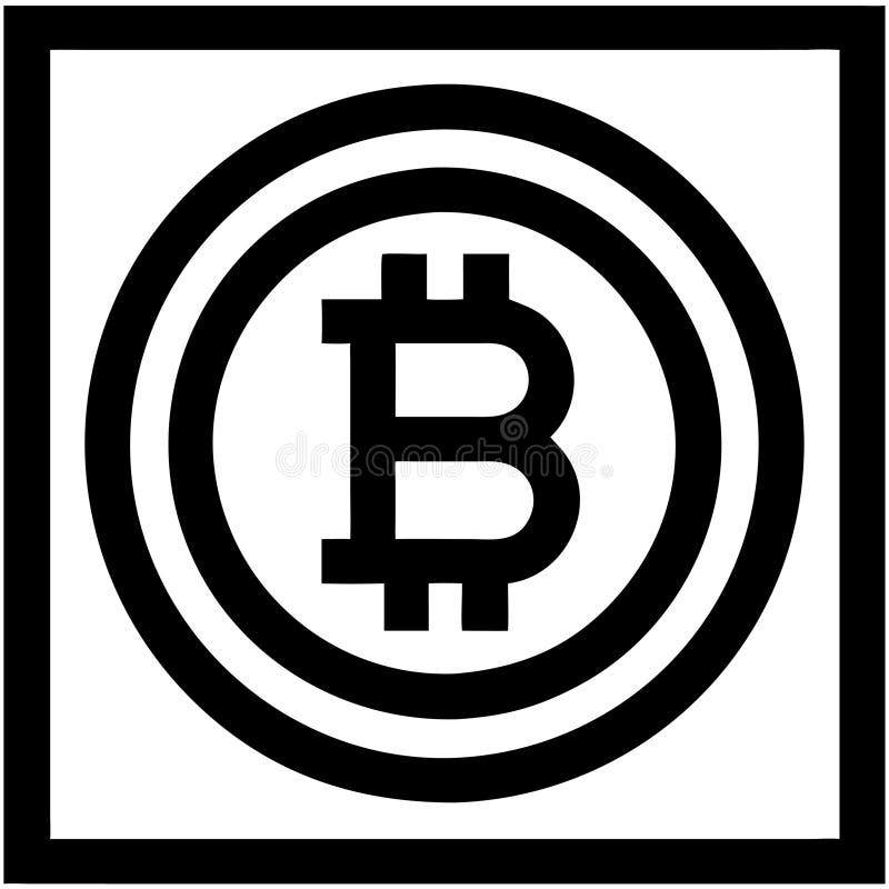 Bitcoin Cryptocurrency Symbol Vector Design for Finance and Technology ...
