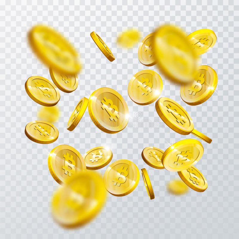 Gold Coin Splash Bingo Jackpot Win Casino Poker Coins Vector 3D ...