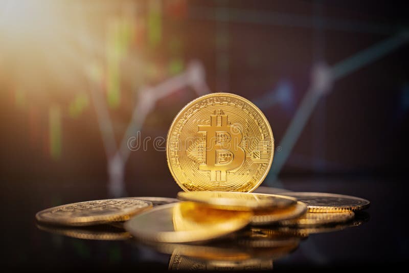 Bitcoin is a Cryptocurrency and Worldwide Payment Stock Photo - Image ...