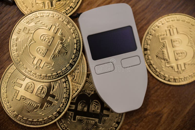 Bitcoin is a Cryptocurrency and Worldwide Payment Stock Photo - Image ...