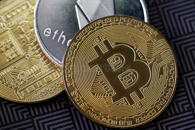 Bitcoin Cryptography Concept Digital Money Stock Image - Image of ...