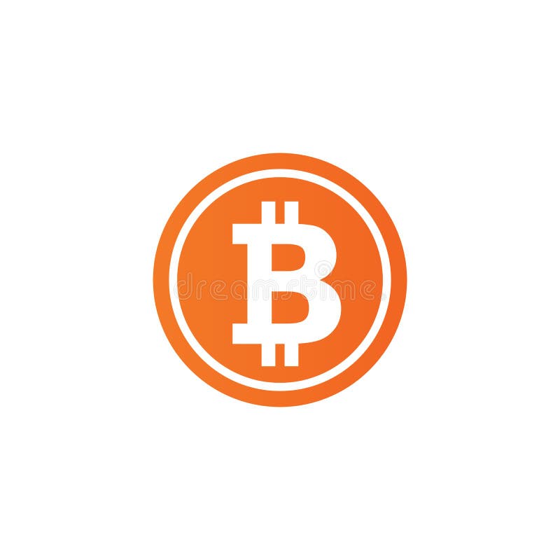 Bitcoin Currency Icon Logo Design Vector Stock Vector - Illustration of ...