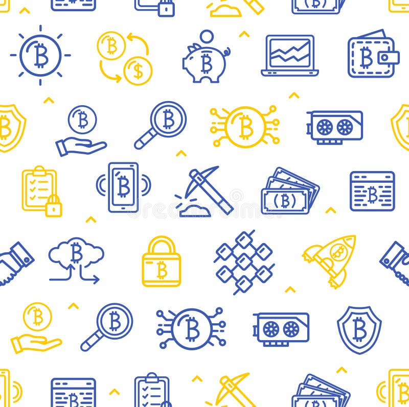 Bitcoin Currency Symbol Key and Brain, Internet Financial Stocks and ...