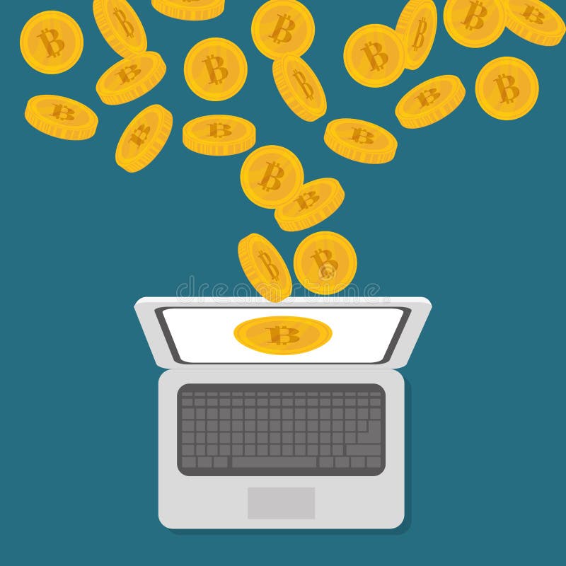 Bitcoin Design Elements and Labels Stock Vector - Illustration of clip ...