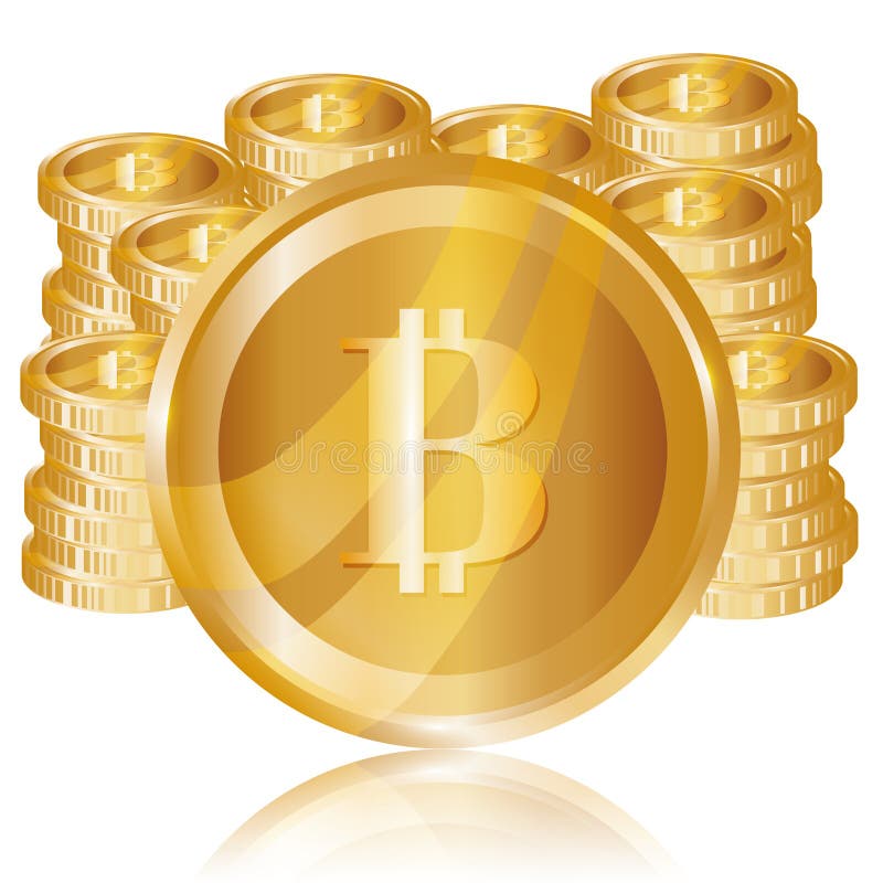 Bitcoin design stock vector. Illustration of coin, banking - 59799431