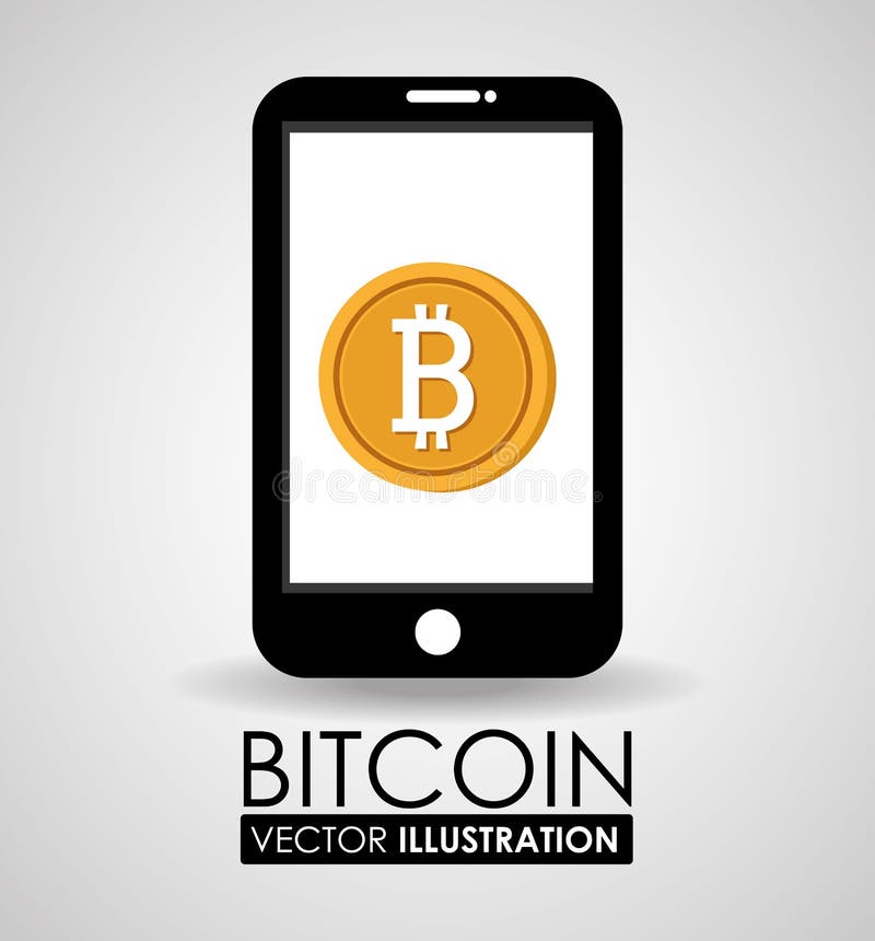 Bitcoin Design, Vector Illustration. Stock Vector - Illustration of ...