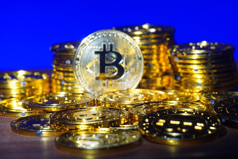 Bitcoin Digital Crypto Currency Stock Image - Image of cash, payment ...