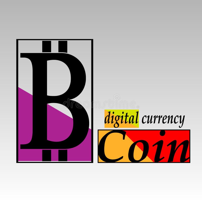 The Bitcoin Emblem Template Stock Vector - Illustration of sign ...
