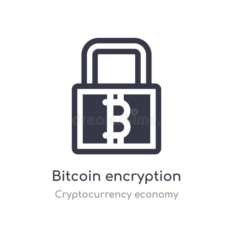 Bitcoin Encryption Icon. Isolated Bitcoin Encryption Icon Vector ... Bitcoin Encryption Icon. Isolated Bitcoin Encryption Icon Vector ...