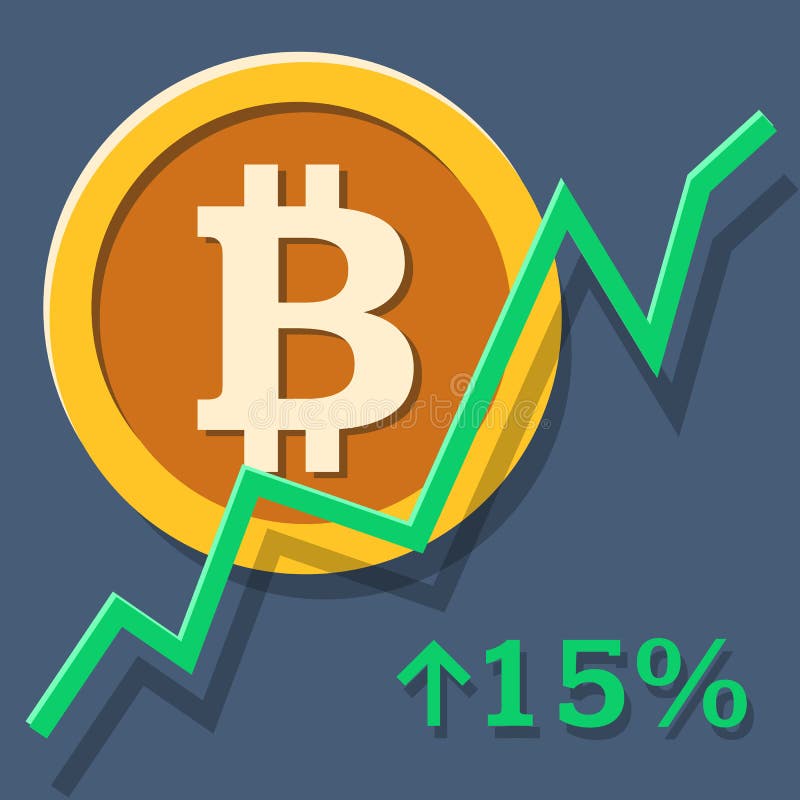 Bitcoin growth chart stock vector. Illustration of concept - 118024671 Bitcoin growth chart stock vector. Illustration of concept - 118024671