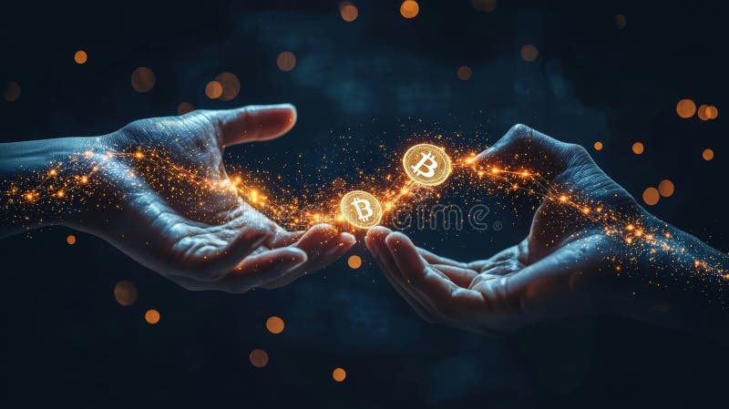 Bitcoin Exchange stock illustration. Illustration of economy - 335077990