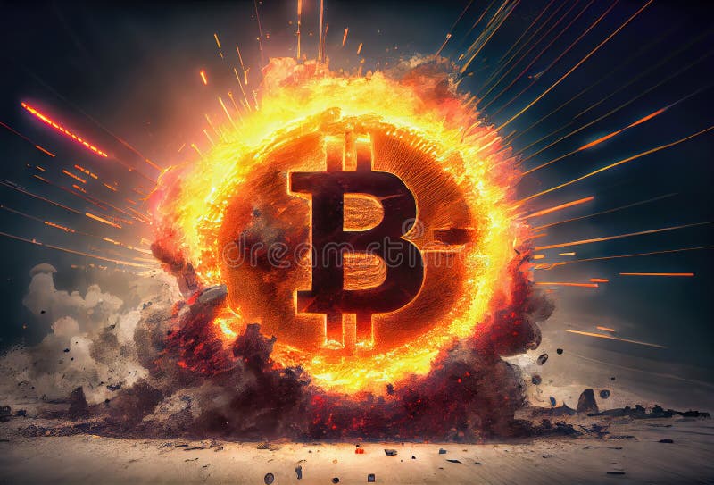 Bitcoin Explosion Stock Illustrations – 2,120 Bitcoin Explosion Stock ...