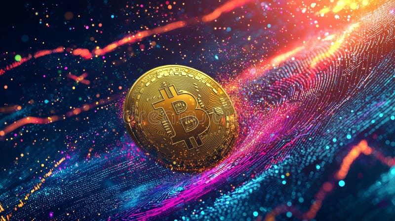 Bitcoin Future stock illustration. Illustration of future - 335078000