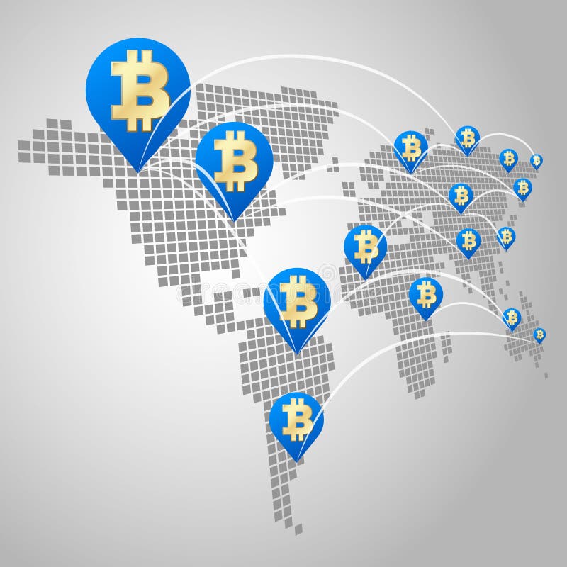 Bitcoin Global Business Concept Stock Vector - Illustration of ... Bitcoin Global Business Concept Stock Vector - Illustration of ...
