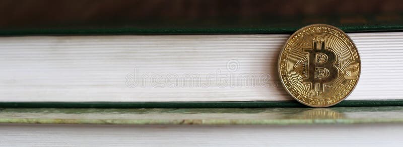 Bitcoin Gold Coin and Book so Close Stock Photo - Image of gold, global ...