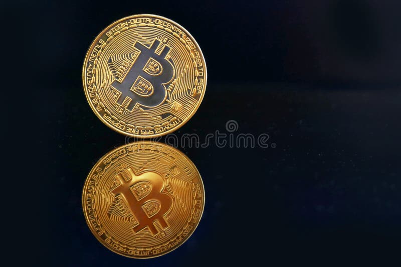 Bitcoin Gold Coin. Cryptocurrency Bitcoin the Future Coin Stock Image ...