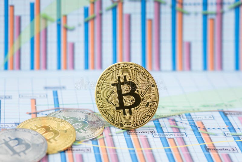 Bitcoin Gold Coin Cryptocurrency Physical Coin Stock Photo - Image of electronic, conceptual ...