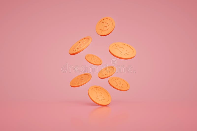 Bitcoin Golden Coin Digital Currency Cryptocurrency Concept Money