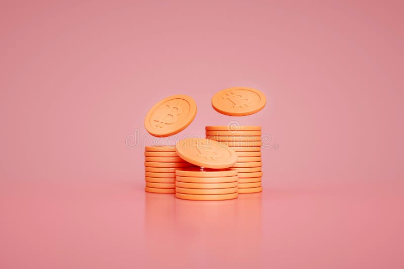 Bitcoin Golden Coin Digital Currency Cryptocurrency Concept Money