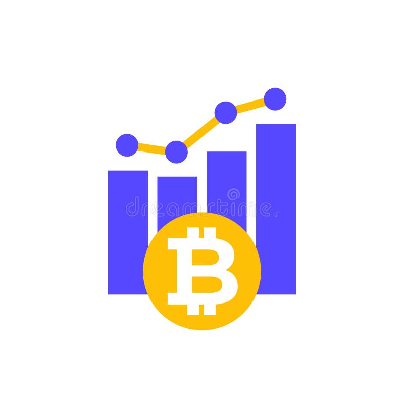 Bitcoin Growing Arrow Graph Stock Illustrations – 252 Bitcoin Growing ...