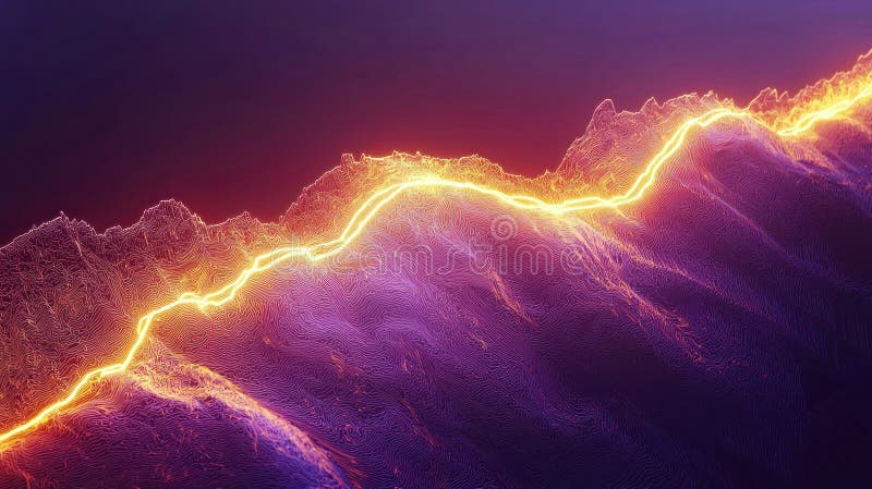 Bitcoin Growth Chart in 8K Resolution Doodle Render Stock Illustration ...