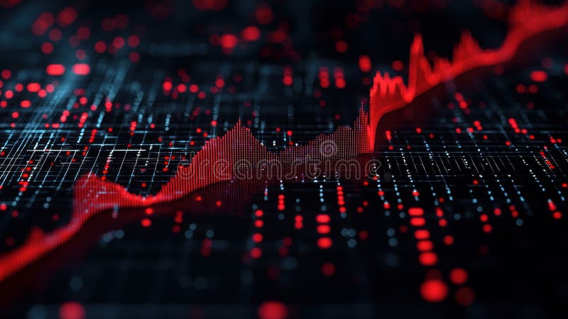 Bitcoin Growth Chart in Minimalist 8K Resolution 3D Render Stock ...