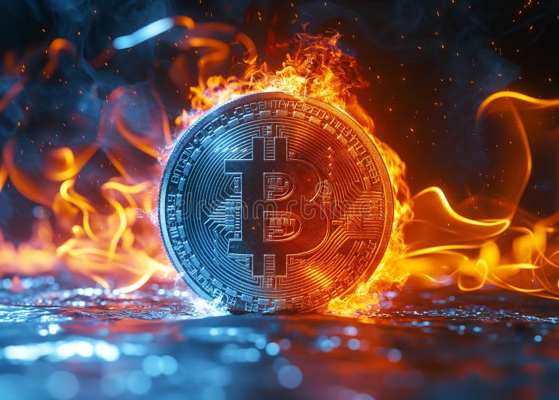 Bitcoin Halving Conceptual Illustration in Vector Style Stock ...