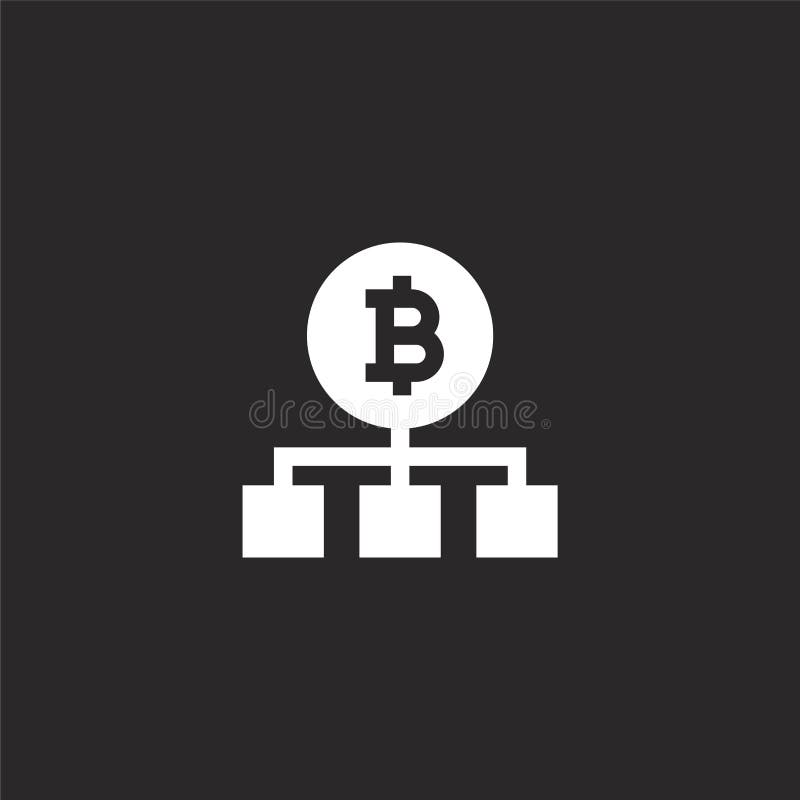Bitcoin Icon. Filled Bitcoin Icon for Website Design and Mobile, App ...