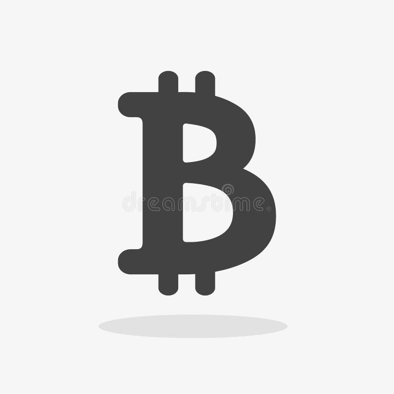 Bitcoin Icon. Vector Illustration Style is Flat Iconic Symbols. Stock ...