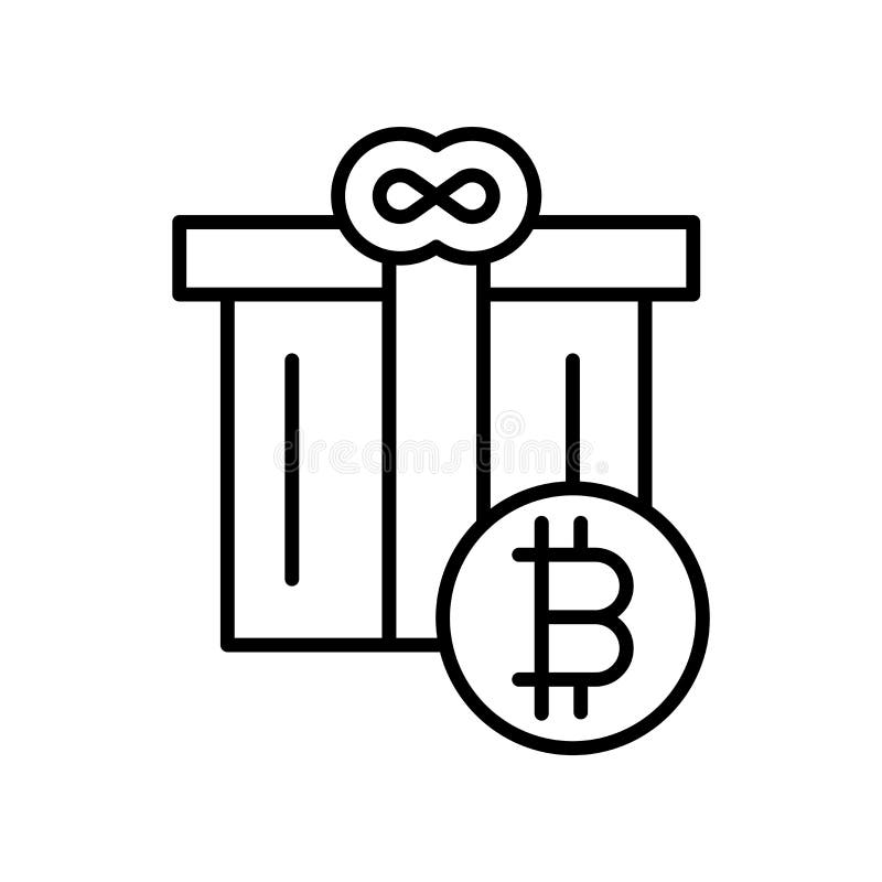 Bitcoin Icon Vector Isolated on White Background, Bitcoin Sign , Thin ...