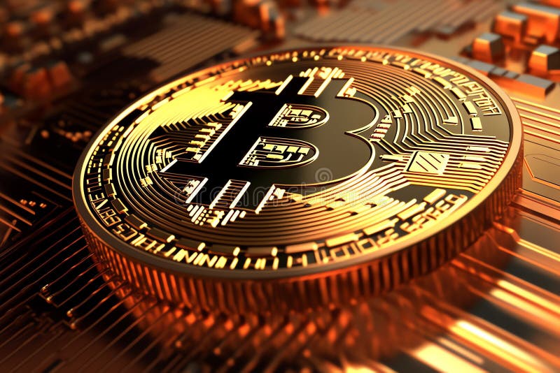 Bitcoin Illustration, AI Generative Stock Illustration - Illustration ...