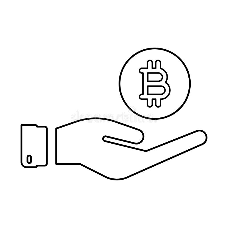 Bitcoin Investment Icon stock vector. Illustration of meticulously ...